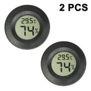 2-Pack Digital Humidity Monitor Hygrometer Thermometer, Indoor Room ...