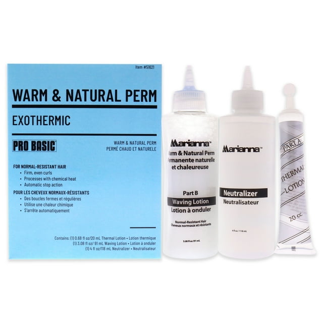 Marianna Pro Basic Warm and Natural Perm - Exothermic , 1 Application ...
