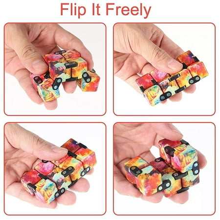 Magic Cube Anxiety Relief Infinity Sensory Toy Portable Sensory Cube ...