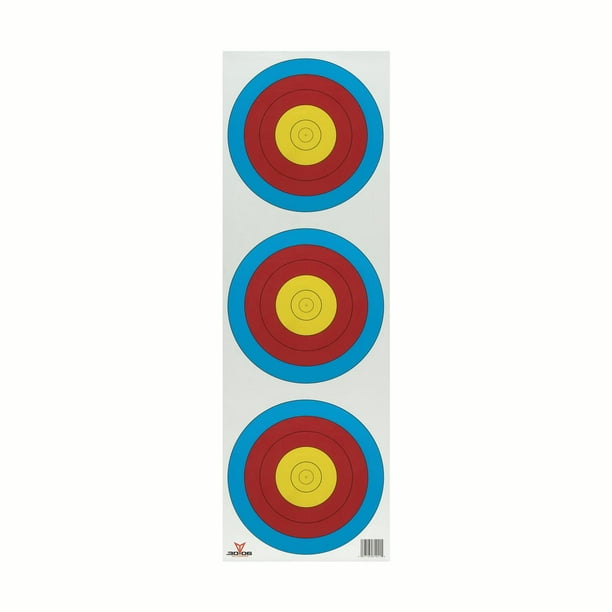 .30-06 Outdoors Vertical 3 Spot Paper Target 100ct - Walmart.com