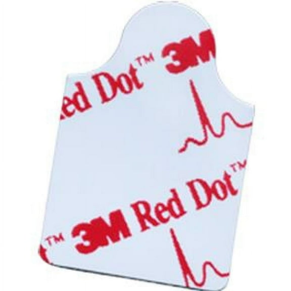 3M Red Dot EKG Snap Electrode Monitoring Device, Radiolucent, 50 Pads ...