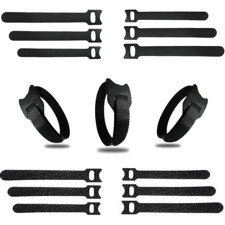 TILIYHELLO 100 Pcs Reusable Nylon Cable Ties, 3 Sizes 12, 15, 20 cm ...