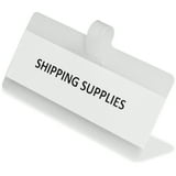 Panter, Wire Rack Shelf Tags, 10 / Pack, White - Walmart.com