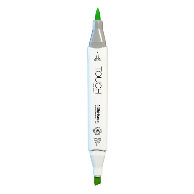 Touch Twin Brush Markers spring dim green, GY174 (pack of 3) - Walmart.com