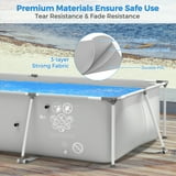 Infans Above Ground Swimming Pool Rectangular Frame Above Ground Pool ...