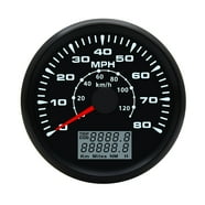 Waterproof 52mm 85mm Digital GPS Speedometer ODO With Longitude ...