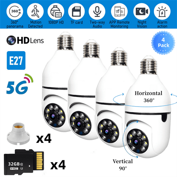 Light Bulb Camera Wifi Outdoor