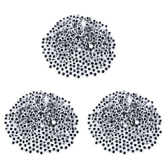 300 Pieces Self-Adhesive Googly Eyes in Black and White for DIY Crafts ...
