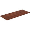 Lorell Cherry Rectangle Utility Table Top, Laminated, 60"W x 24"D ...