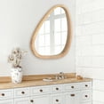 Americanflat 24x24 Natural Asymmetrical Mirror - Walmart.com