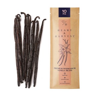 SAVA Madagascar Vanilla Beans Bourbon Gourmet Vanilla Beans 10 Pack ...