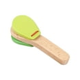 guohui 4xWooden Mini Castanet Cowbell Wooden Castanet Clapper for Party ...