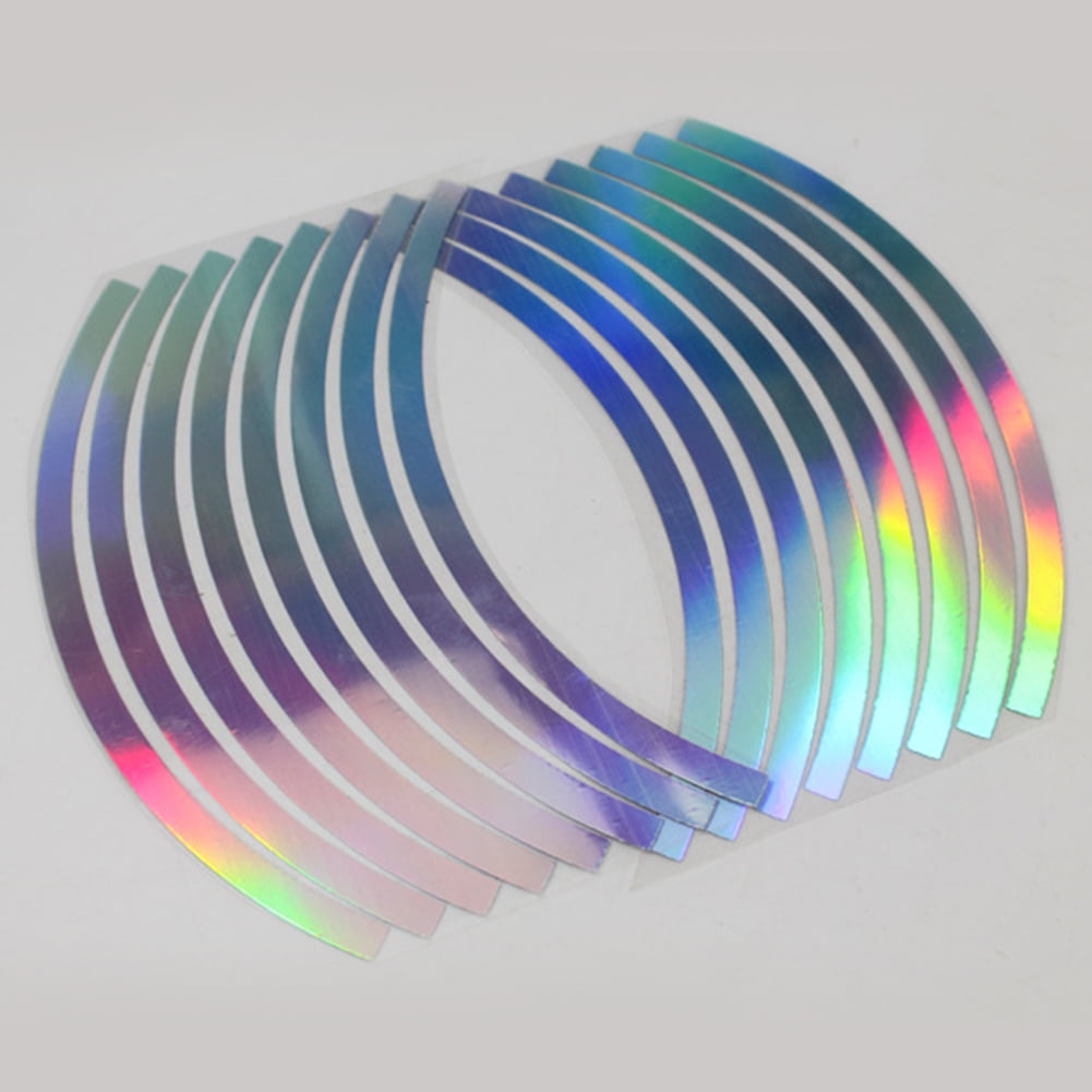 Motorcycle Sticker Decoration Wheel Hub StickerReflective Stickers ...