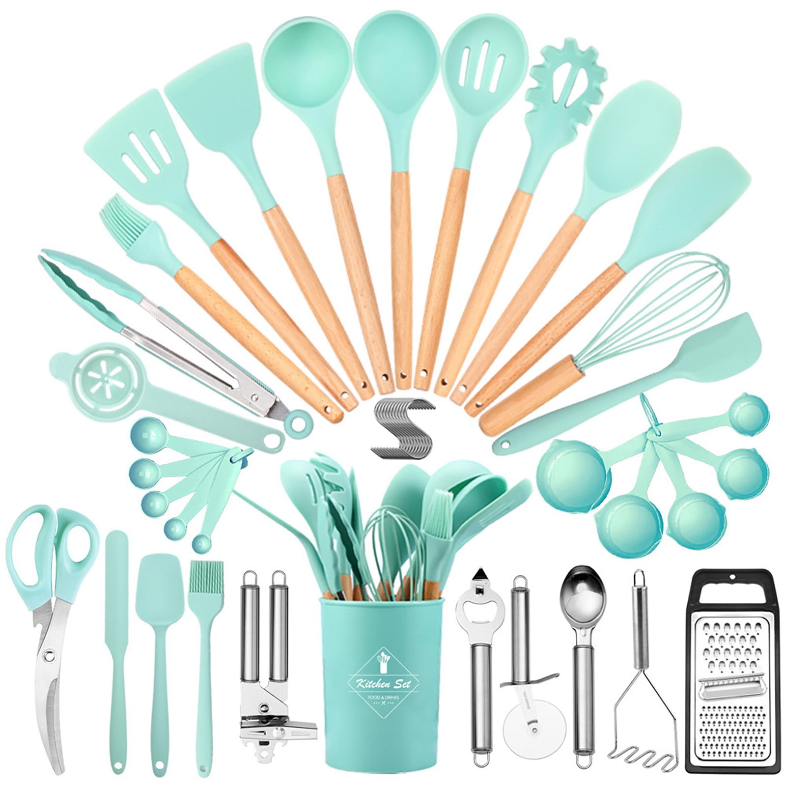 Click here for North Folk Kitchen Utensils Set 44 Pcs Non Stick S... prices