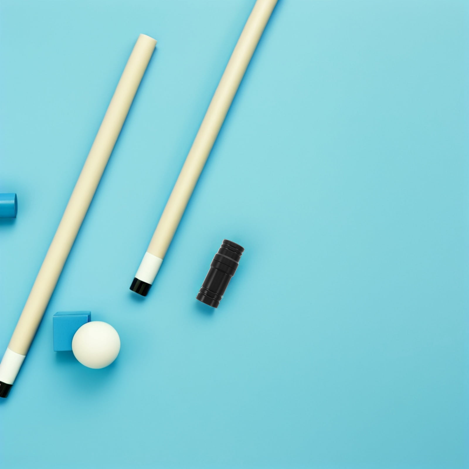 unbranded Protector De Mango Para Taco De Billar Color Negro Con ...