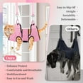 Dog Grooming Hammock with Nail Clippers Kit for Cats & Dogs, Pink XS ...