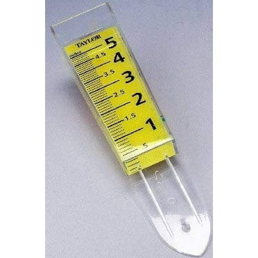 Taylor Precision Products Tapered 5 in. Rain Gauge with Floating ...