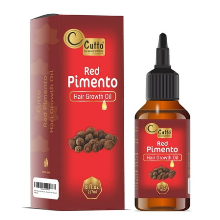 Red Pimento Hair Growth Oil (8 Fl.Oz/237 ML), With Traditional Handmade ...