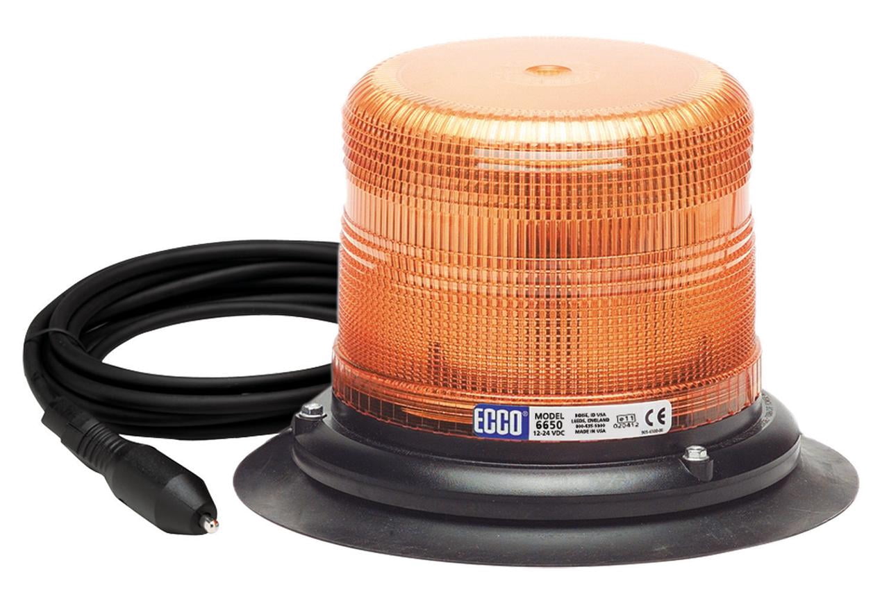 Ecco Electronic 6550A-VM Warning Light 6-1/2 Inch Diameter x 4.8 Inch ...