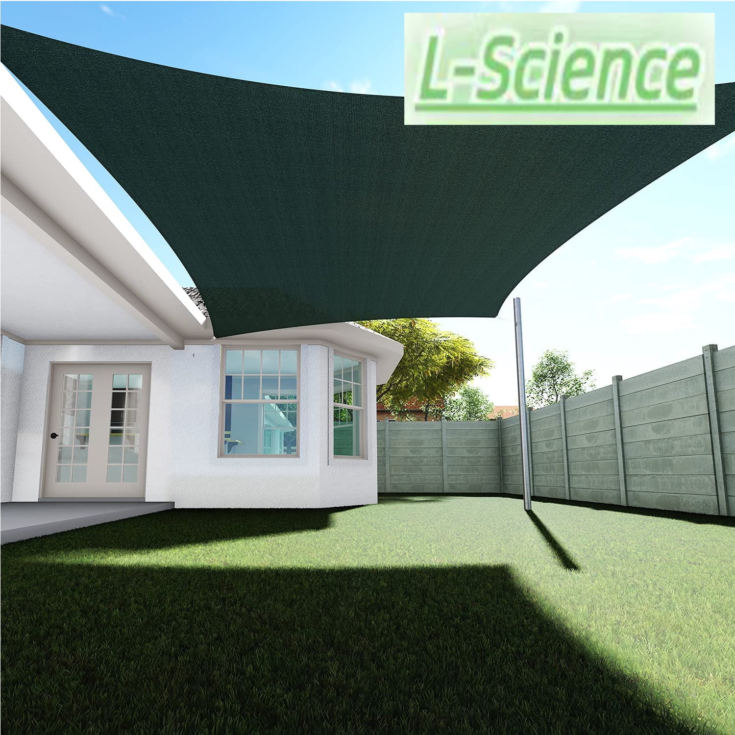 Sun Shade Sail Permeable Canopy Cover Commercial Standard 180 GSM HDPE ...