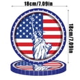 10 Pcs Premium Independence Day Paper Plates Patriotic Themed ...