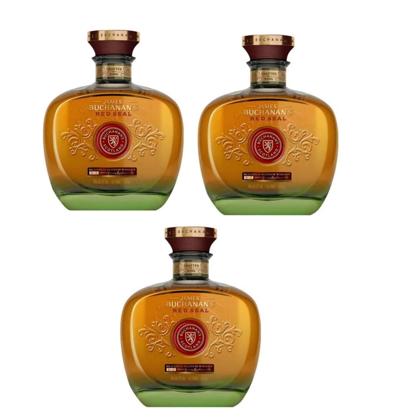 Pack de 3 Whisky Buchanans Red Seal 750 ml Buchanan's Buchanan's Red ...