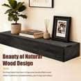 Hommoo 60" Rustic Wood Fireplace Mantel Wall-Mounted & Floating Shelf ...