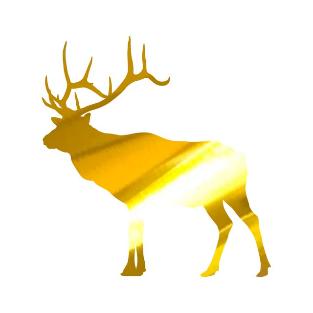 Elk Sticker Decal Die Cut - Self Adhesive Vinyl - Weatherproof - Made ...