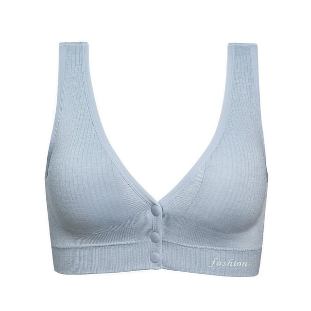 JGTDBPO Front Closure Bras For Women No Underwire Full Coverage Bras ...