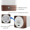 Cordless, Timer Operated LED Bedside Table Lamp, Motion-Activated ...