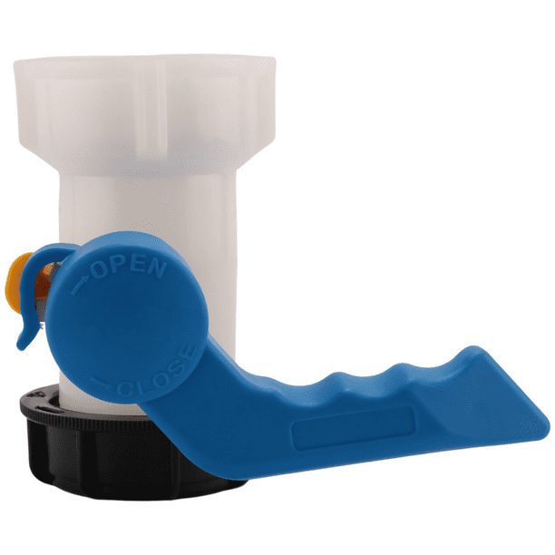 1Pc Plastic DN40 Butterfly Valve for IBC Tank Container 1000L Switch ...