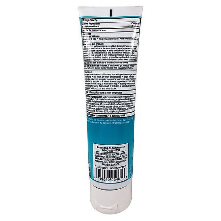 Walgreens Benzoyl Peroxide Cream