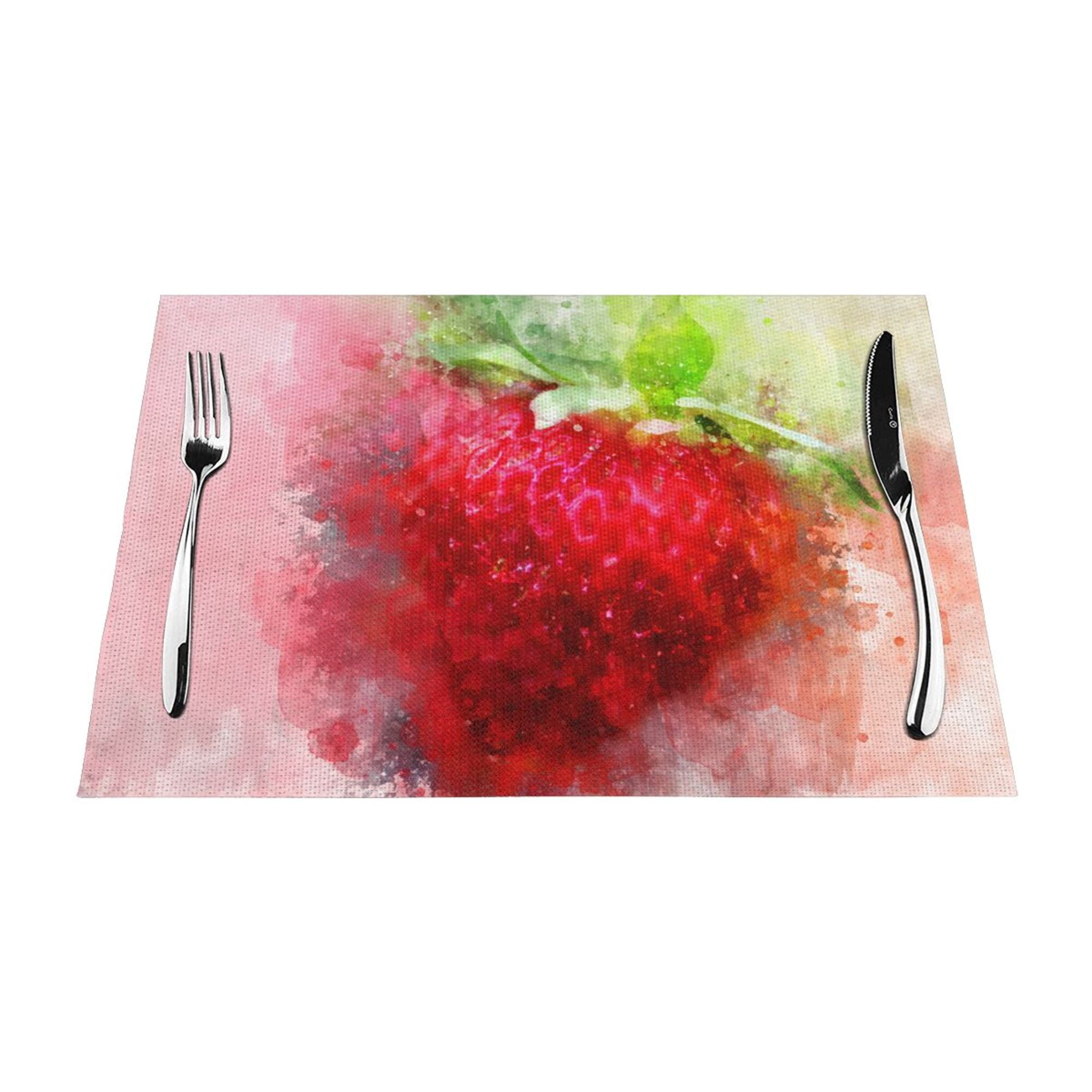 YFYANG Washable Heat-Resistant Placemats, 70% PVC/30% Polyester ...