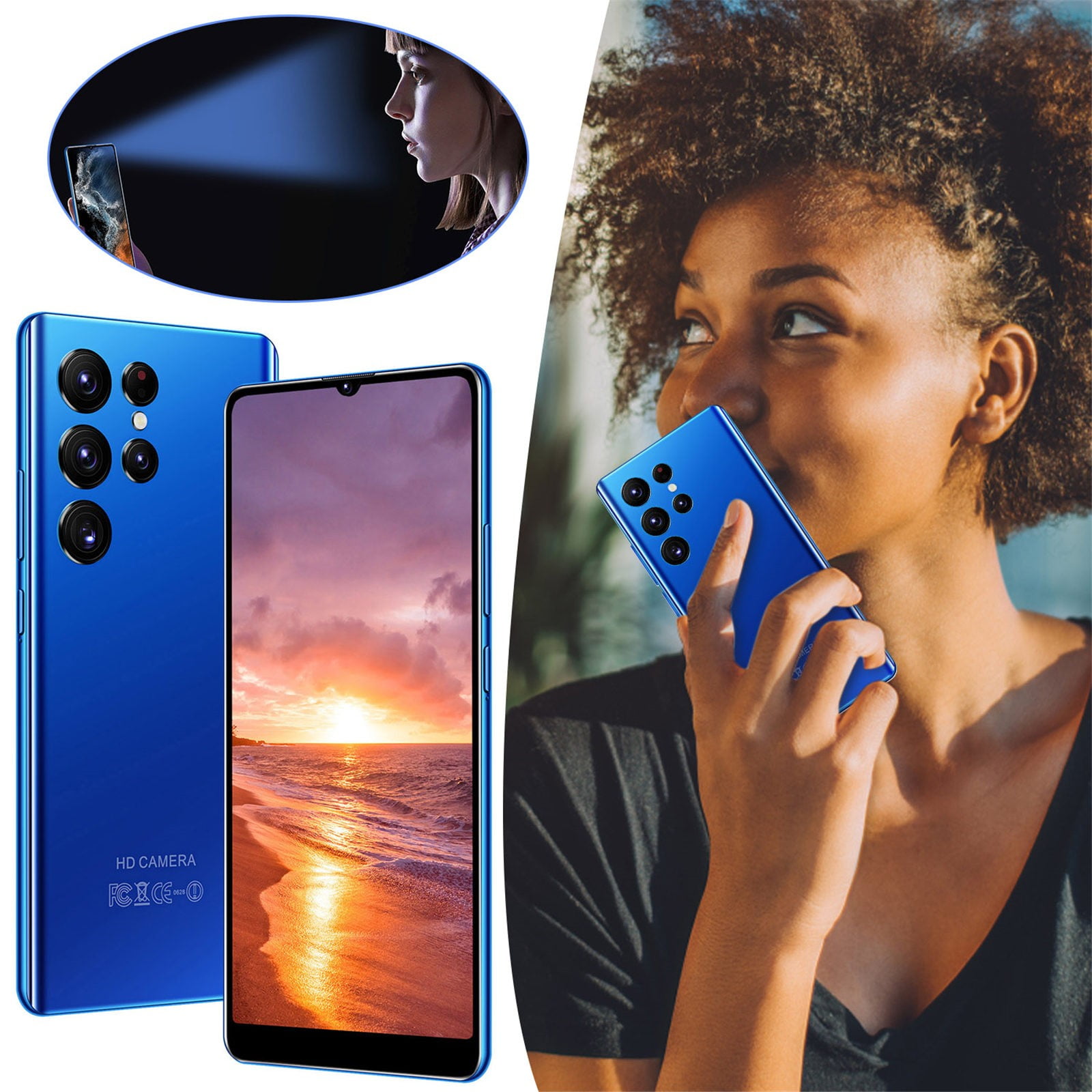 S2 2 ULTRA 6.3 Inch Smart Phone Dual SIM Card Face Unlock Full Screen ...