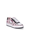Hello Kitty by Sanrio Women's Pink Casual Court Sneakers, Sizes 6-11 ...