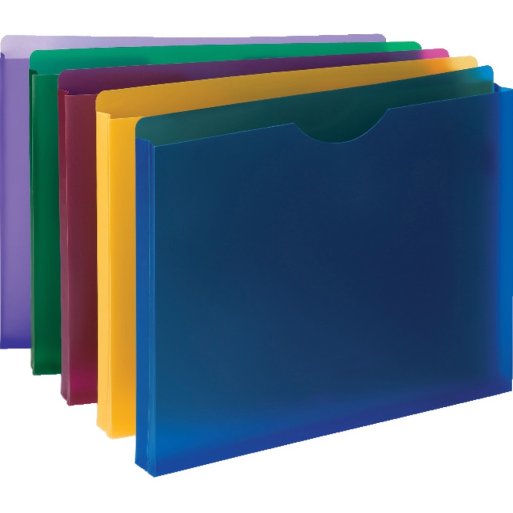 Color Poly Expanding File Jackets - Walmart.com - Walmart.com