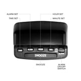 Mainstays Digital Alarm Clock with Keyboard Style Controls, Battery ...