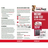 LeadCheck Swabs, Instant Lead Test- 6 Count Box of 8 Crystal Cases- 48 ...