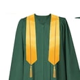 XUNKUSGA Graduation Cap and Gown With Honor Cord Gold Stoles Set for ...