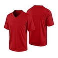 CQONEPT Youth Boy Blank Football Jersey Teen Retro Mesh Athletic ...