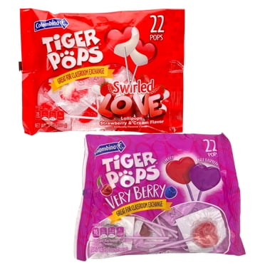 Charm's Blow Pops Valentine's Day Box, 20 Count, Cherry Lollipops ...