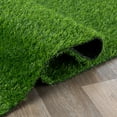World Rug Gallery Artificial Turf Solid Grass Indoor Outdoor Area Rug ...