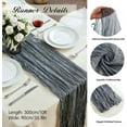 10FT Cheesecloth Table Runner, Gauze Fabric Boho Table Runners for ...
