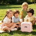 1 Pc Portable Trolley Storage Box with Wheels & Retractable Handle ...