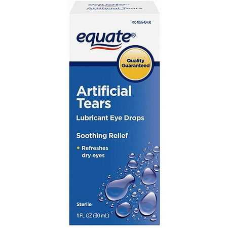 Equate: Sterile Artificial Tears Lubricant Eye Drops, 1 fl oz - Walmart.com