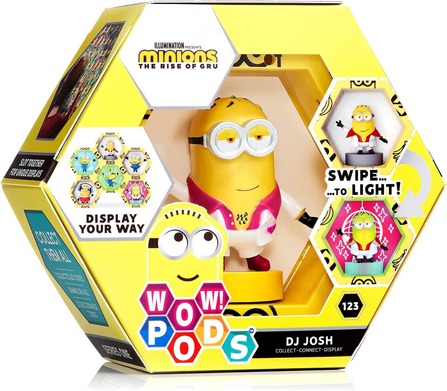WOW Pods Minions DJ Josh Rise of Gru Connect Light-Up Despicable Me WOW ...