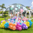 10FT Fun Indoor Playhouse, Inflatable Bubble Balloon House with Air ...