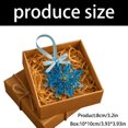 1 Piece Holiday Decoration Reindeer Snowflake Ornament Resin Waterproof ...
