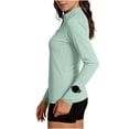 DPTALR Women's UPF 50+ Sun Protection Jacket Long Sleeve Full Zip Stand ...