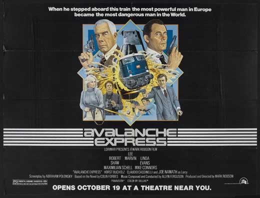 Avalanche Express - movie POSTER (Half Sheet Style A) (22" x 28") (1979 ...